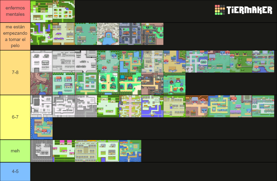 Pokemon Town / City Themes (Updated to BDSP) Tier List (Community ...