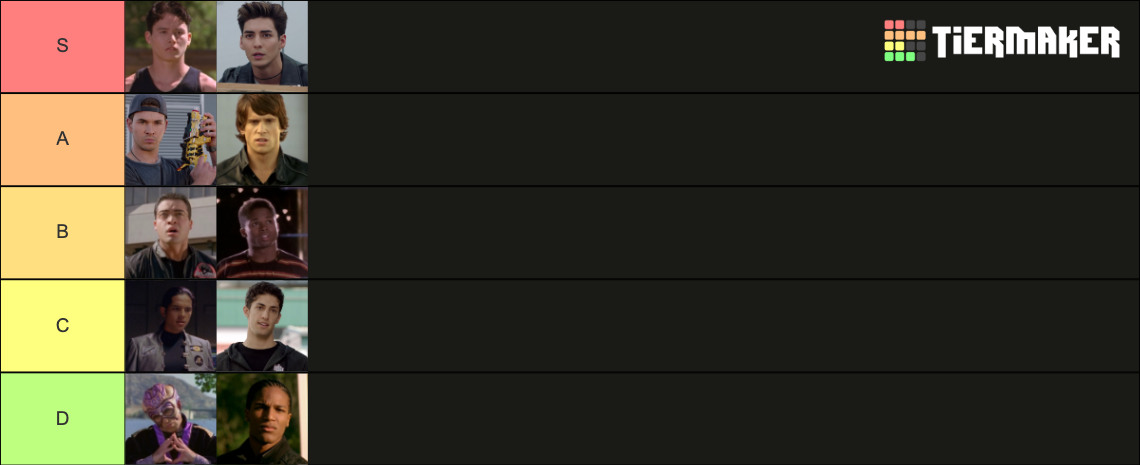 Power Rangers Black Rangers Tier List (Community Rankings) - TierMaker