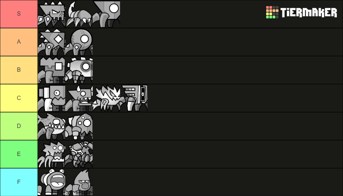 Geometry Dash Spiders Tier List (Community Rankings) - TierMaker