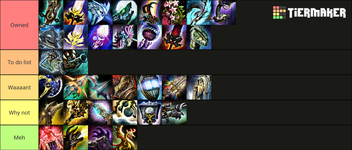 Guild Wars 2 Legendary Weapons Tier List (Community Rankings) - TierMaker