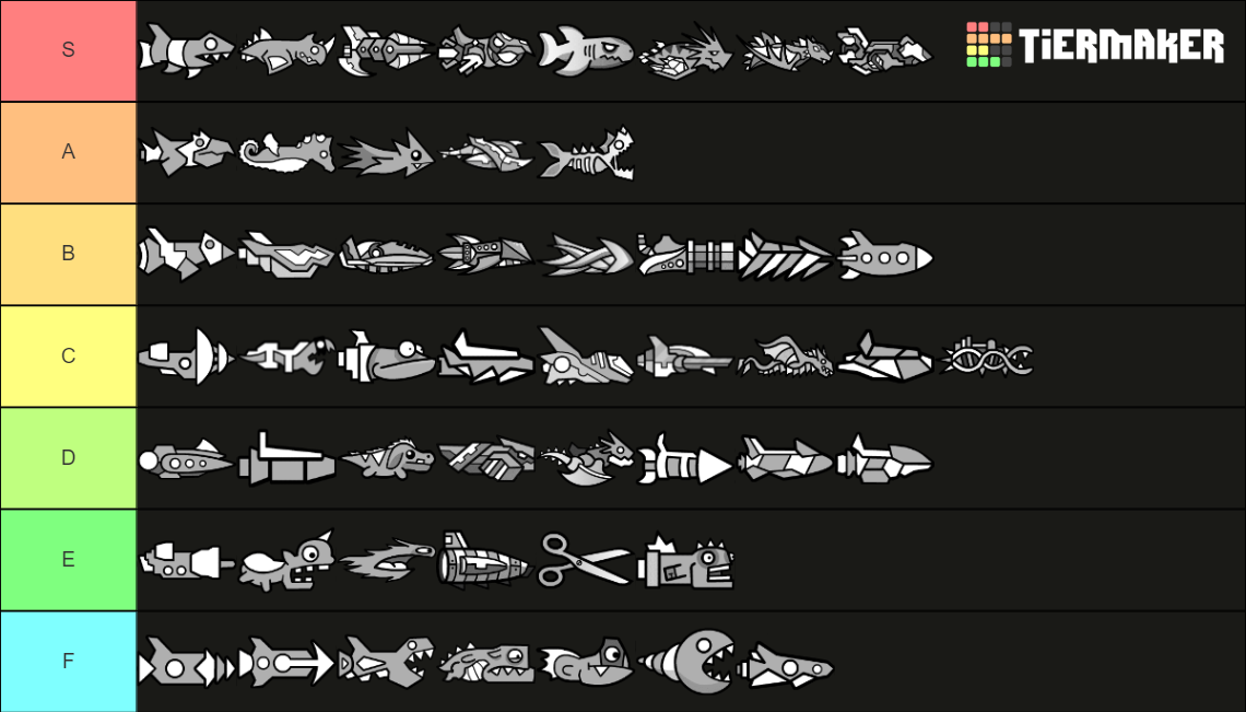 Ships in Geometry Dash Tier List (Community Rankings) - TierMaker