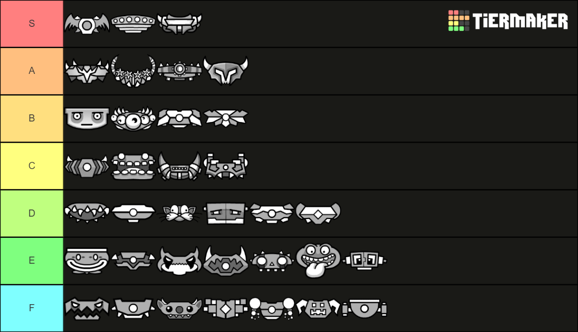 UFO's in Geometry Dash Tier List (Community Rankings) - TierMaker