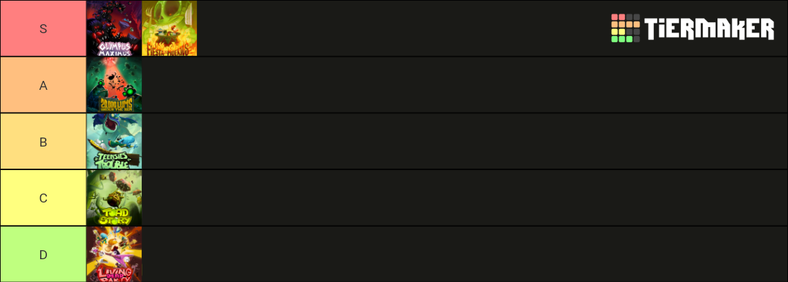 Rayman Legends Worlds Tier List (Community Rankings) - TierMaker