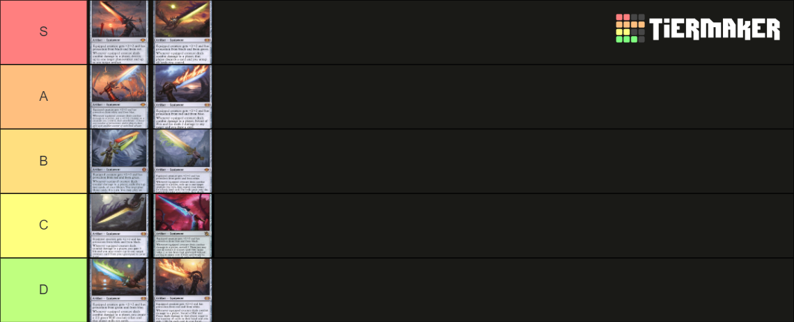 MTG Sword of X and Y Tier List (Community Rankings) - TierMaker