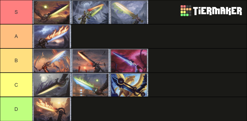 MTG: Swords of X and Y Tier List (Community Rankings) - TierMaker