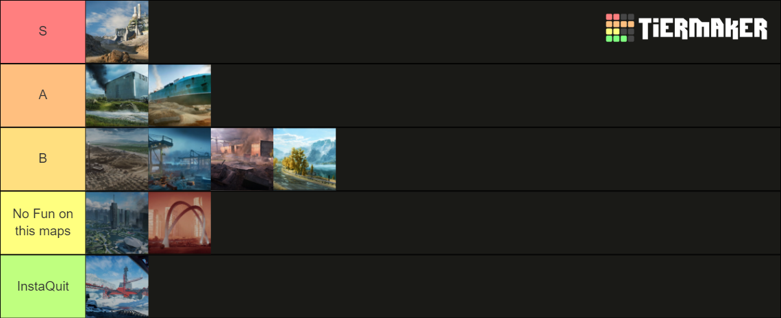 Battlefield 2042 Conquest Maps Tierlist Tier List Community Rankings Tiermaker