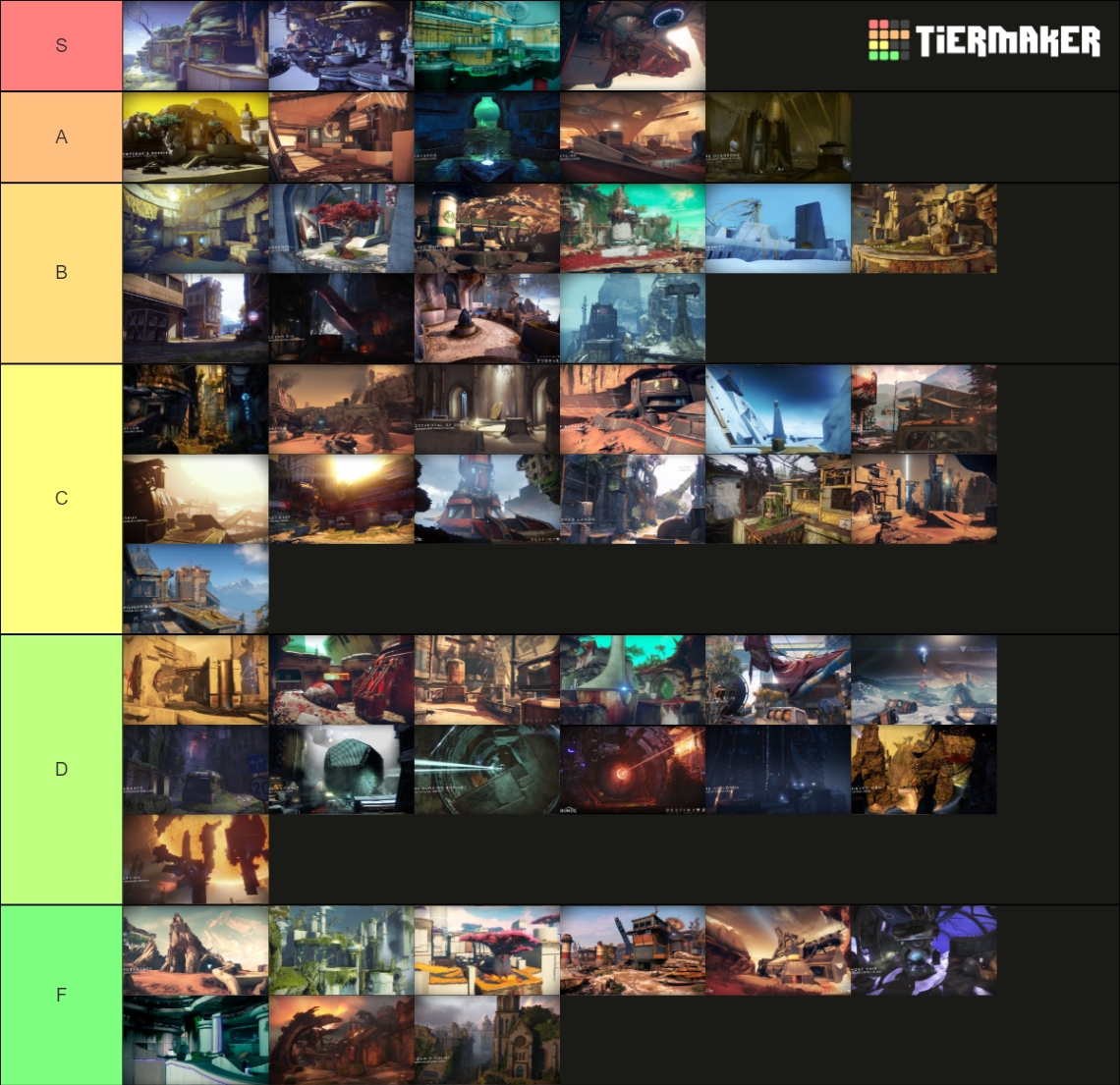 Destiny 1 & Destiny 2 Crucible Maps Tier List (Community Rankings ...