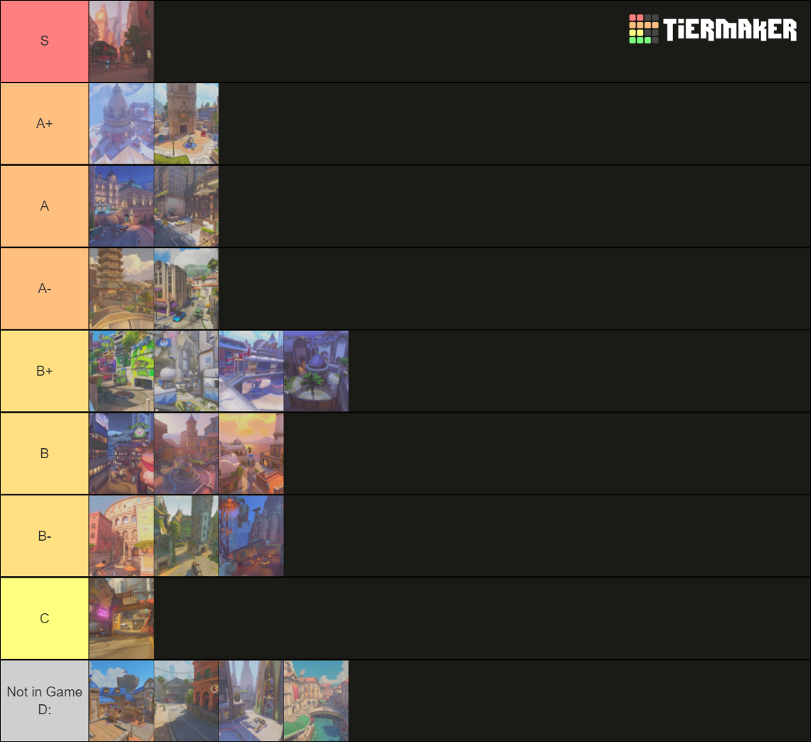 Overwatch 2 Maps Tier List (Community Rankings) - TierMaker