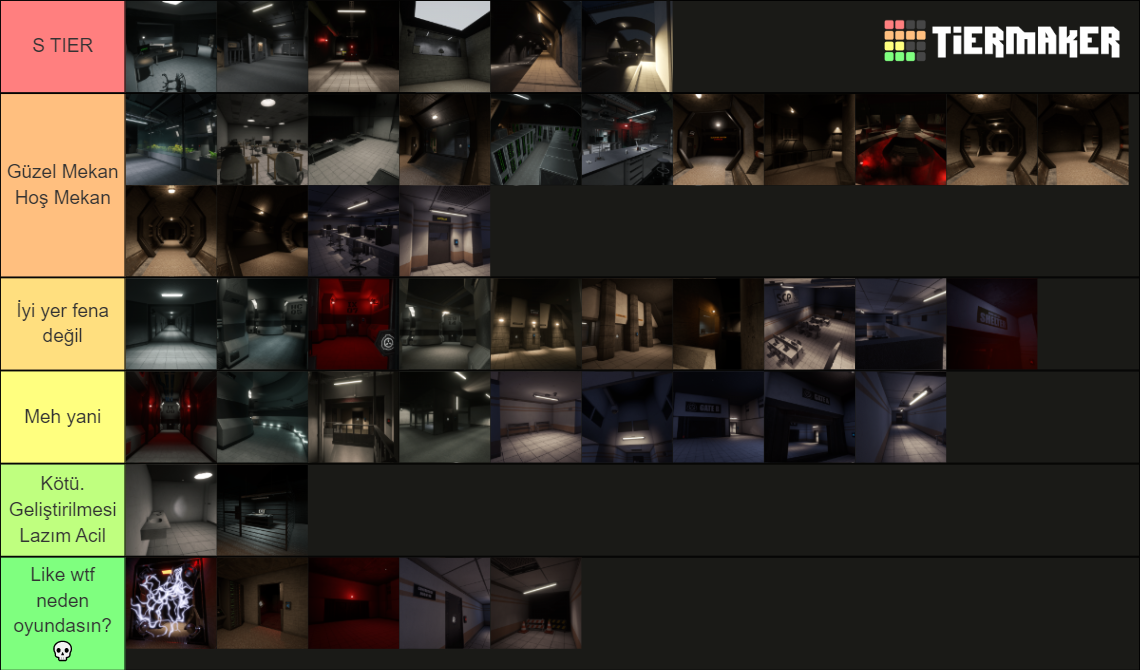 SCP SL 13.1 rooms tierlist Tier List (Community Rankings) - TierMaker SCP SL 13.1 rooms tierlist Tier List (Community Rankings) - TierMaker