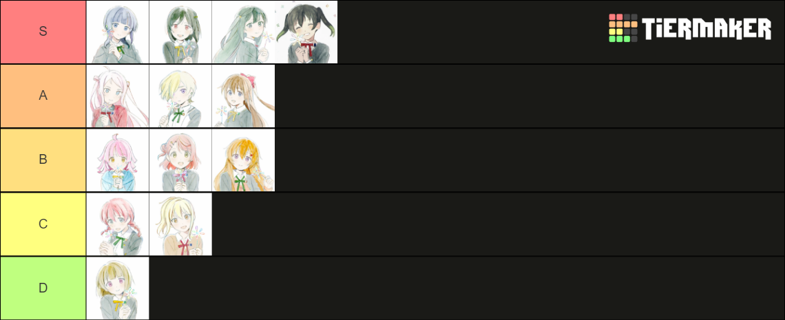 Nijigasaki Idols Tier List (Community Rankings) - TierMaker