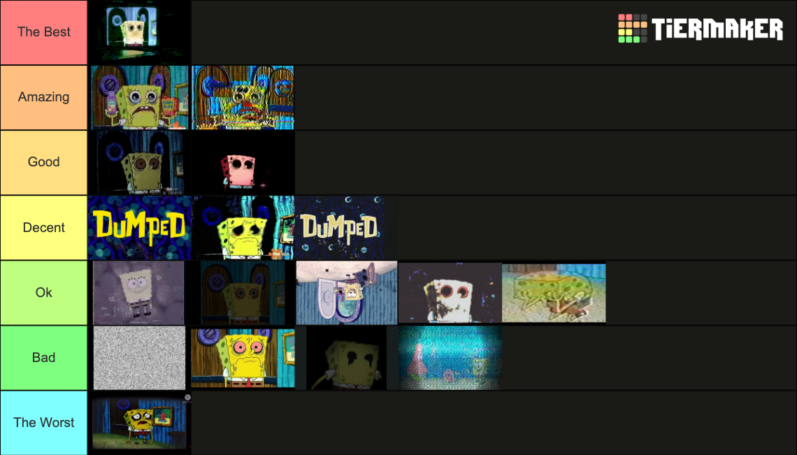 SpongeBob Bootleg Remakes Tier List (Community Rankings) - TierMaker