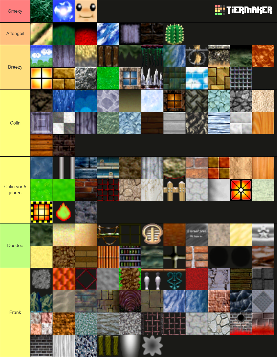 Super Mario 64 Environment Textures Tier List Community Rankings