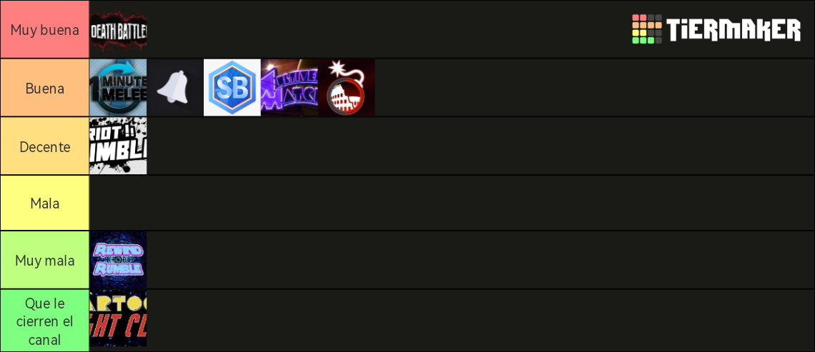Web vs series Tier List (Community Rankings) - TierMaker