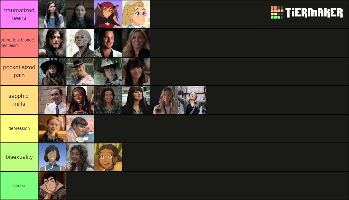 comfort characters Tier List (Community Rankings) - TierMaker