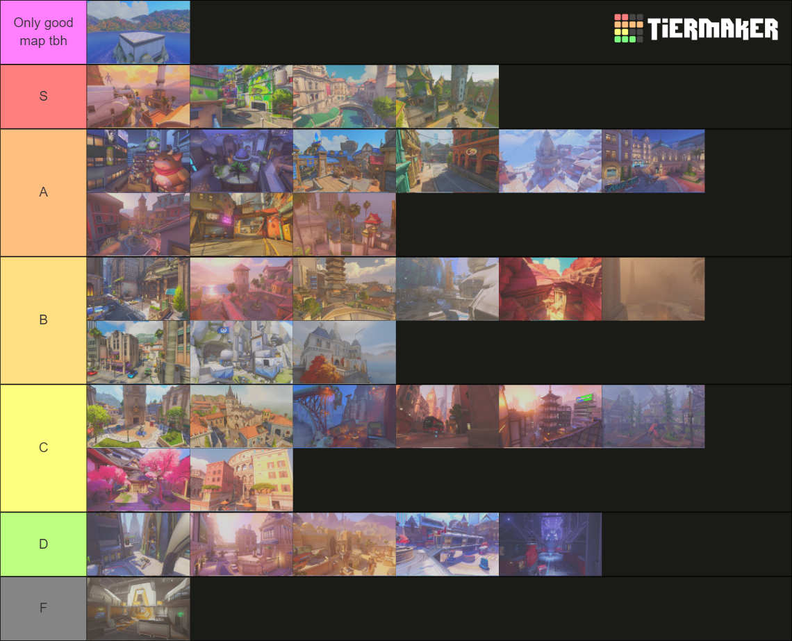 Overwatch 2 Maps (including 2CP) Tier List (Community Rankings) - TierMaker