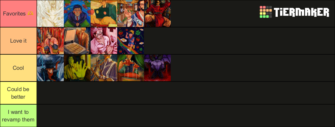 My art Tier List (Community Rankings) - TierMaker