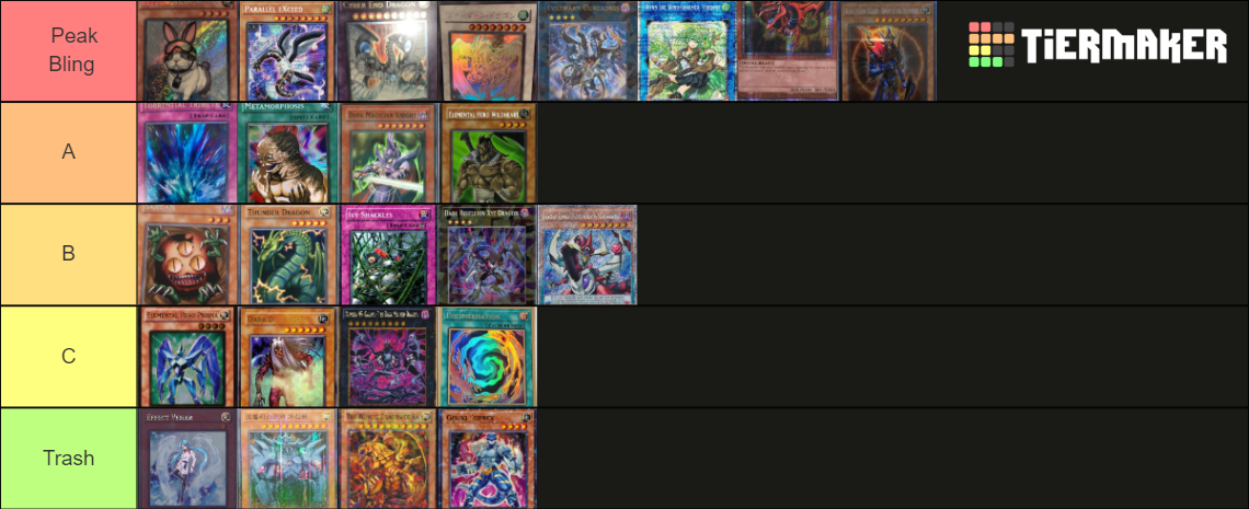 Yu-Gi-Oh Card Rarities Tier List (Community Rankings) - TierMaker