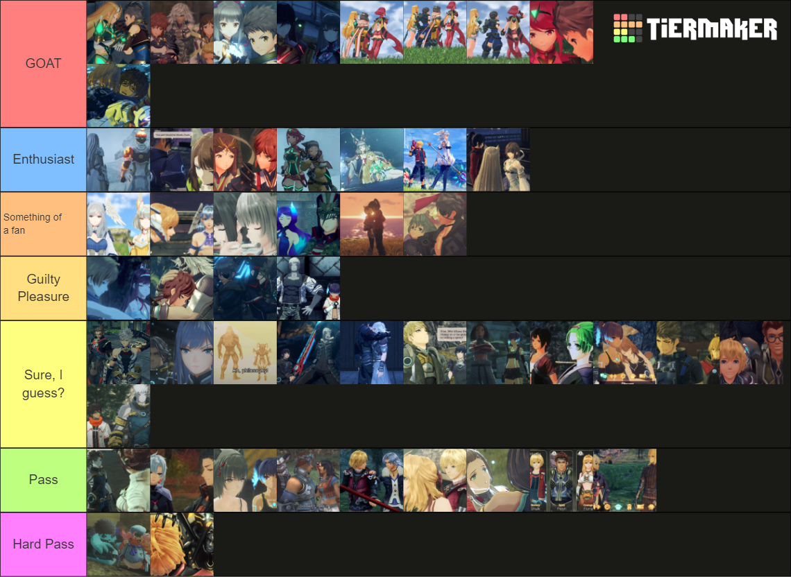 Xenoblade Ships (1-3) Tier List (Community Rankings) - TierMaker