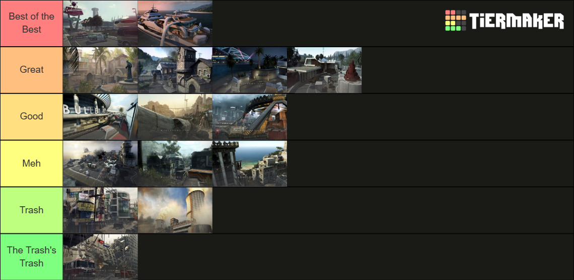 Black Ops 2 Multiplayer Maps (DLC Not Included) Tier List (Community ...