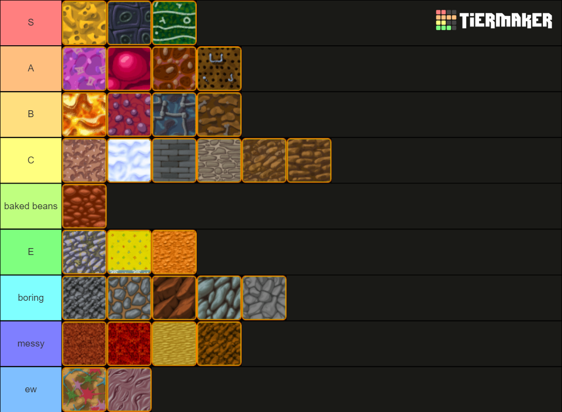 Worms Textures Tier List (Community Rankings) - TierMaker