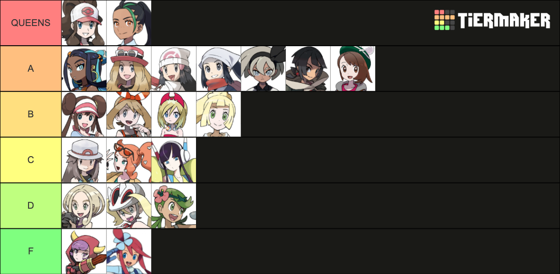 pokemon female character list (2023) Tier List (Community Rankings ...