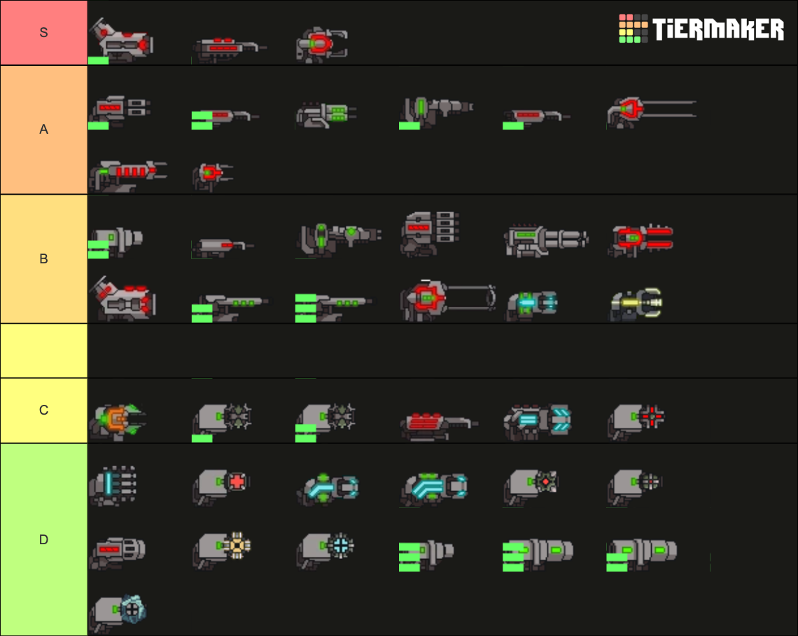 FTL weapons Tier List (Community Rankings) - TierMaker
