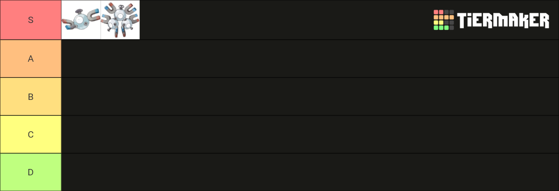 All Gen 1 Steel Types Tier List (Community Rankings) - TierMaker