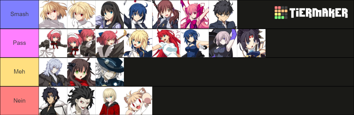 Melty Blood Type Lumina (+DLC 12/15/22) Tier List (Community Rankings ...