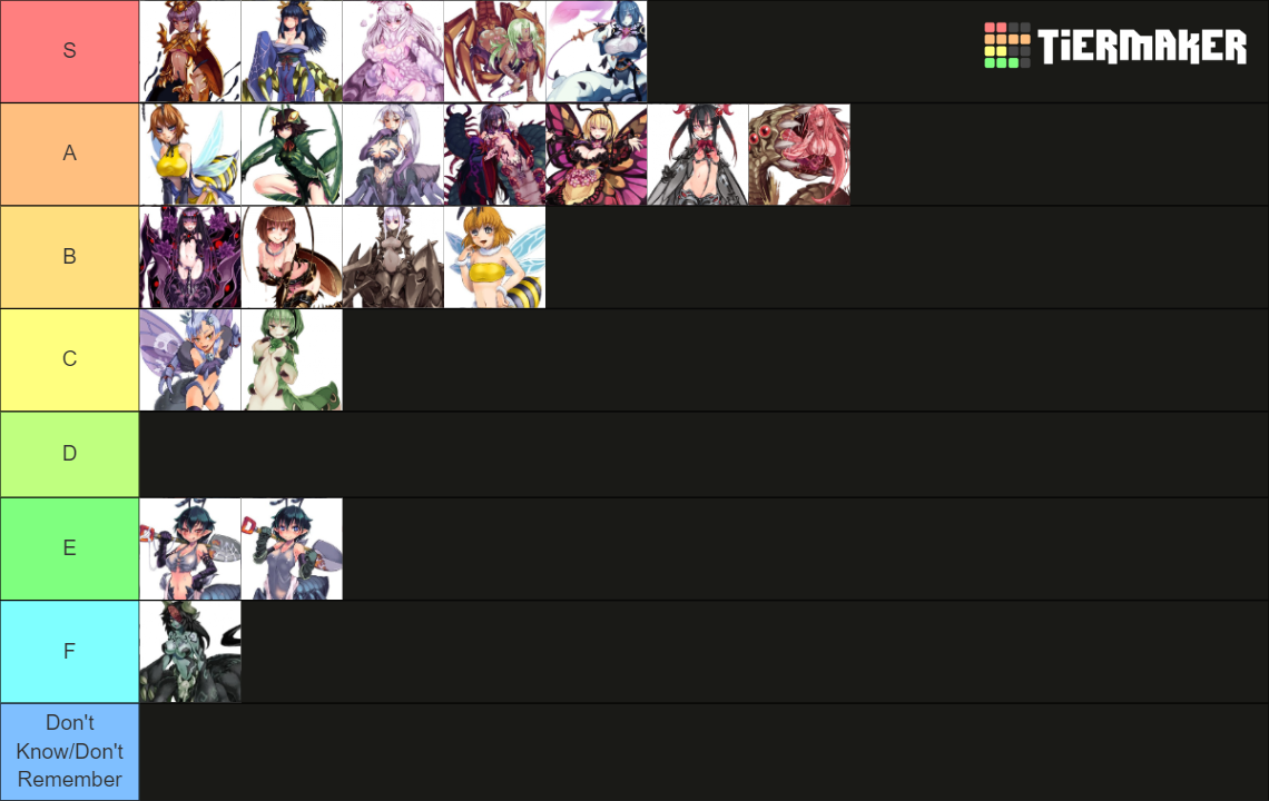 Monster Girl Encyclopedia Insect Girls Tier List (Community Rankings ...