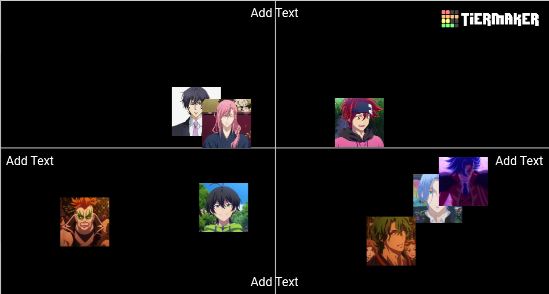 SK8 the infinity characters Tier List (Community Rankings) - TierMaker