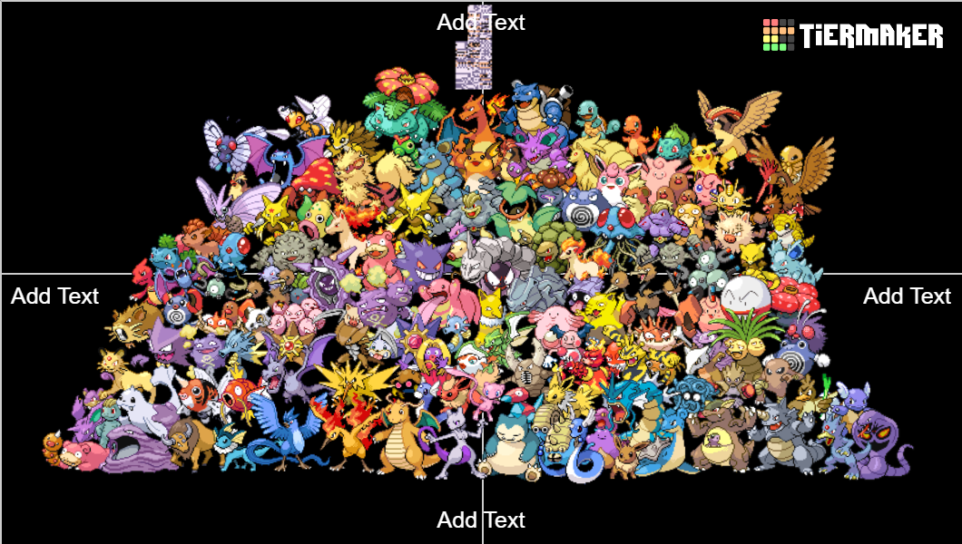 Gen 1 Pokémon (HGSS Sprites) Tier List (Community Rankings) - TierMaker