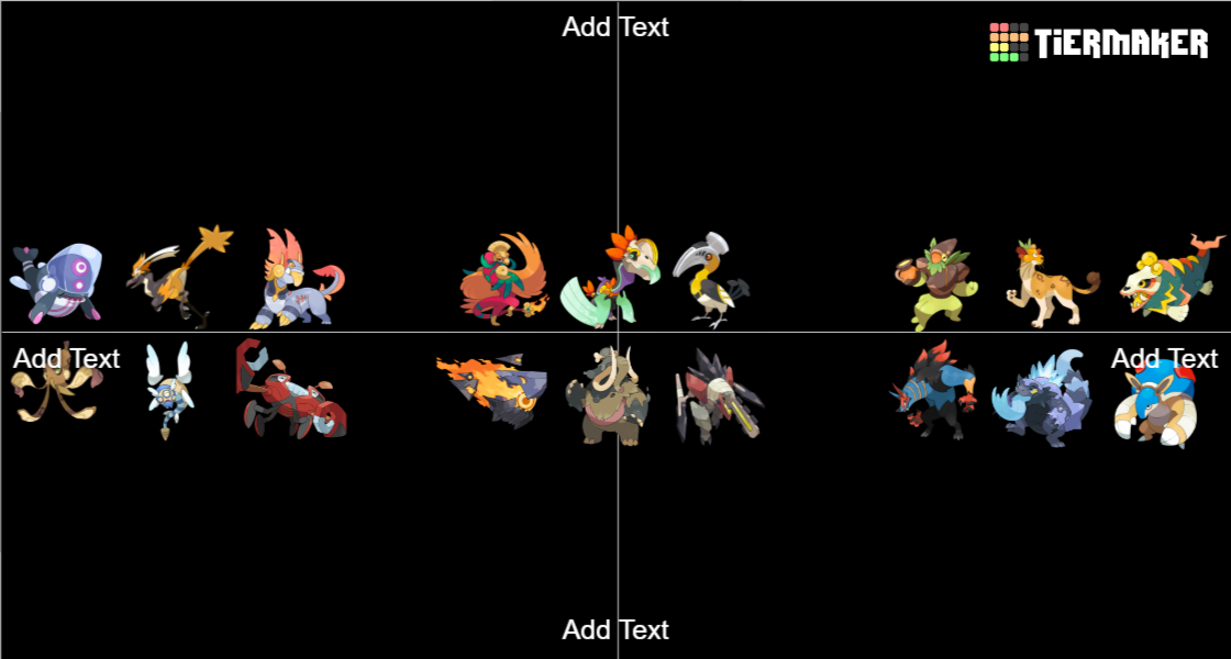 Mazah Region Fakemon By Subjectively As Of 19/11/22 Tier List ...
