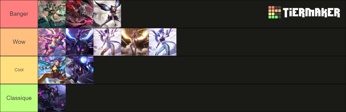 Kai'Sa Skins Tierlist (Updated InkShadow Kai'sa) Tier List (Community ...