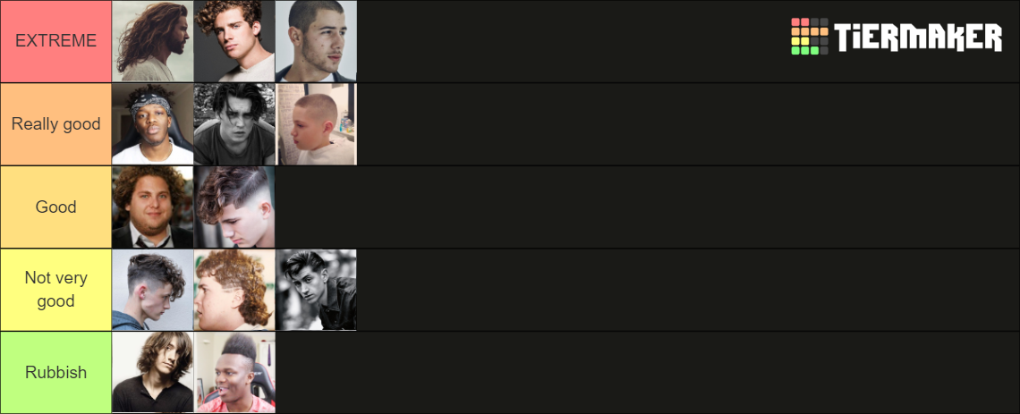 Male Hairstyles Tier List (Community Rankings) - TierMaker