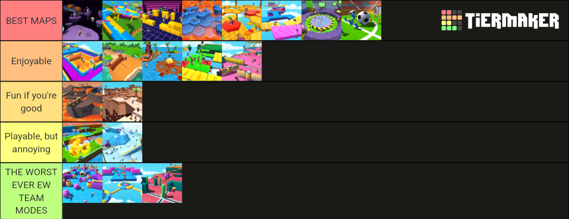 All Stumble Guys Maps Tier List (Community Rankings) - TierMaker