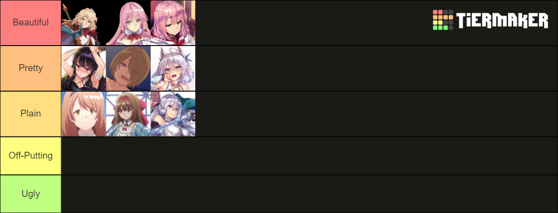 Redo Of Healer Waifu's Tier List (Community Rankings) - TierMaker