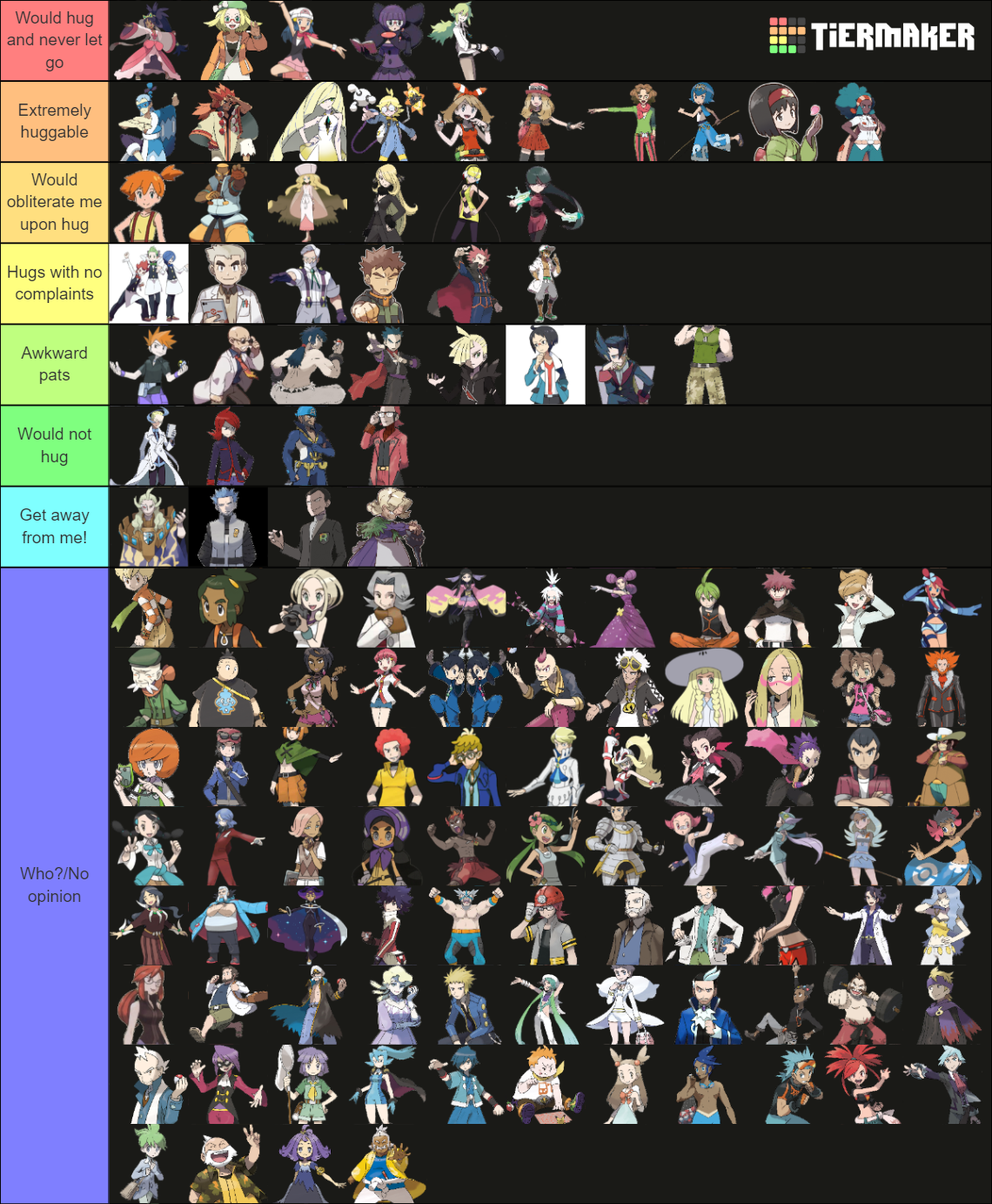 Pokemon Characters Tier List (Community Rankings) - TierMaker