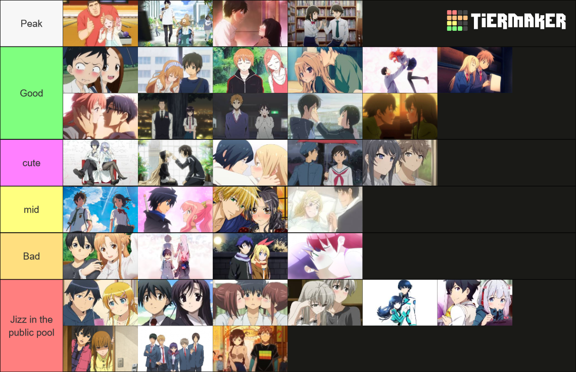 Best Romance Anime Tier List (Community Rankings) - TierMaker