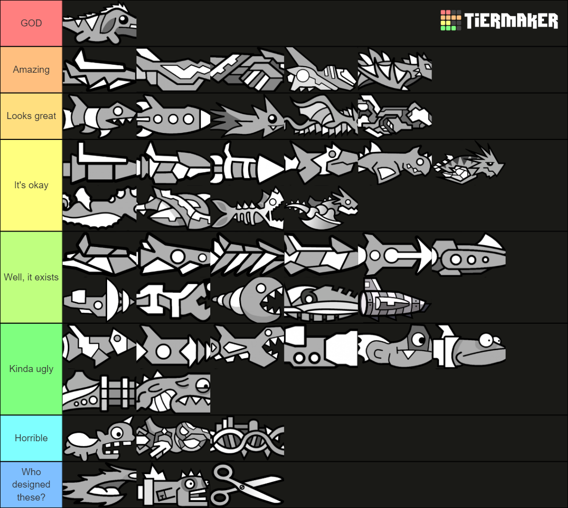 Geometry Dash Ships Tier List (Community Rankings) - TierMaker