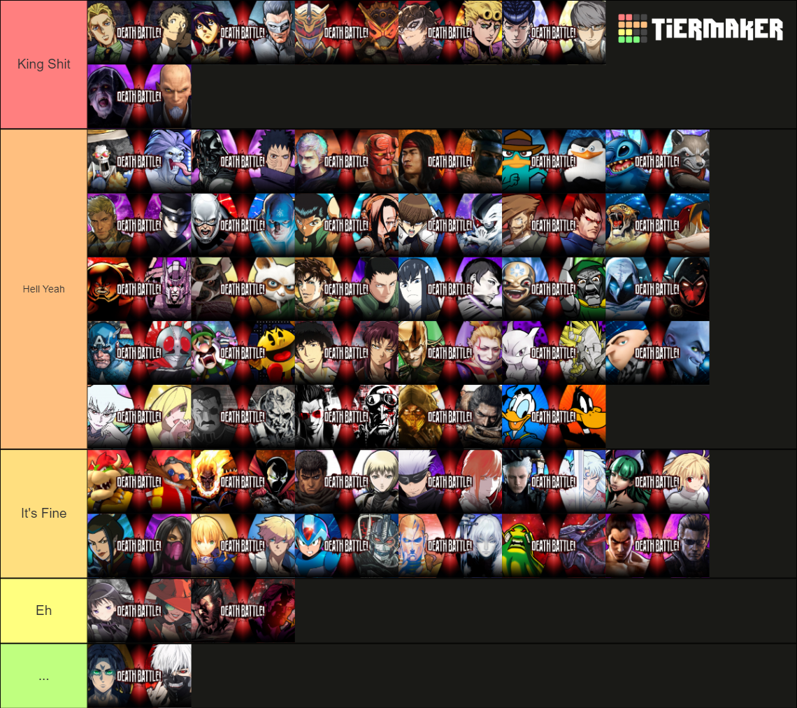 50 matchups I think are cool Tier List (Community Rankings) - TierMaker