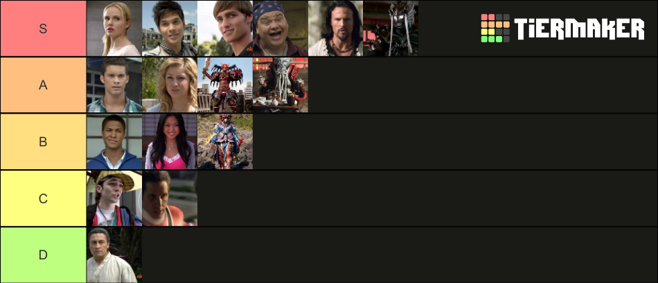 Power rangers samurai characters and villains Tier List (Community ...