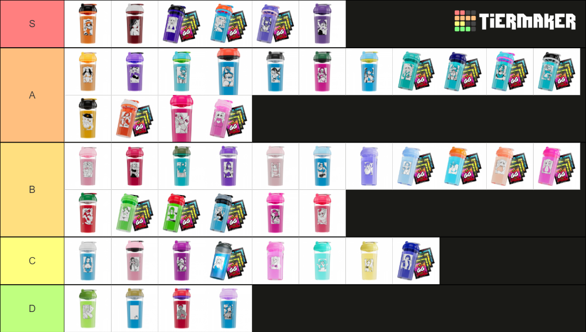 Gamersupps Waifu Cup Tier List (Community Rankings) - TierMaker