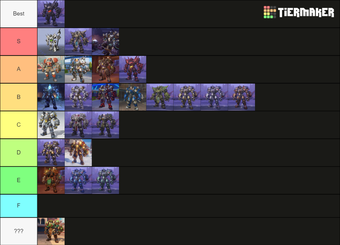 Reinhardt Overwatch Skins (September 2022) Tier List (Community ...