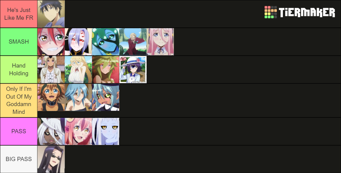 Monster Musume characters (Anime) Tier List (Community Rankings ...