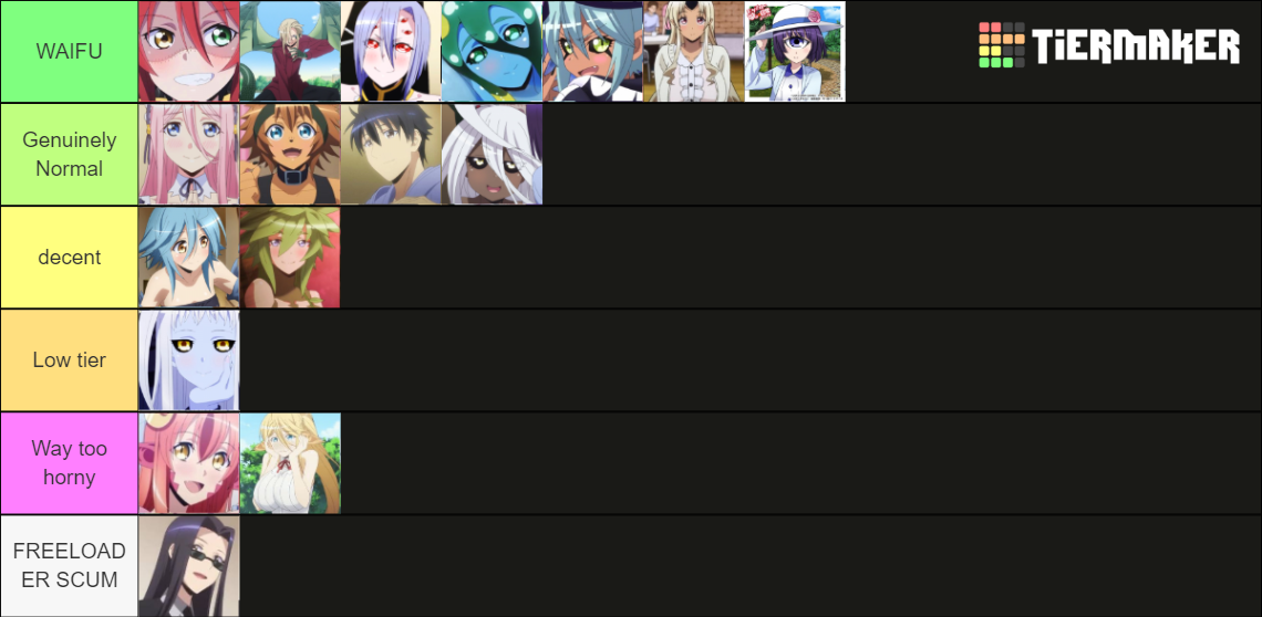 Monster Musume characters (Anime) Tier List (Community Rankings ...