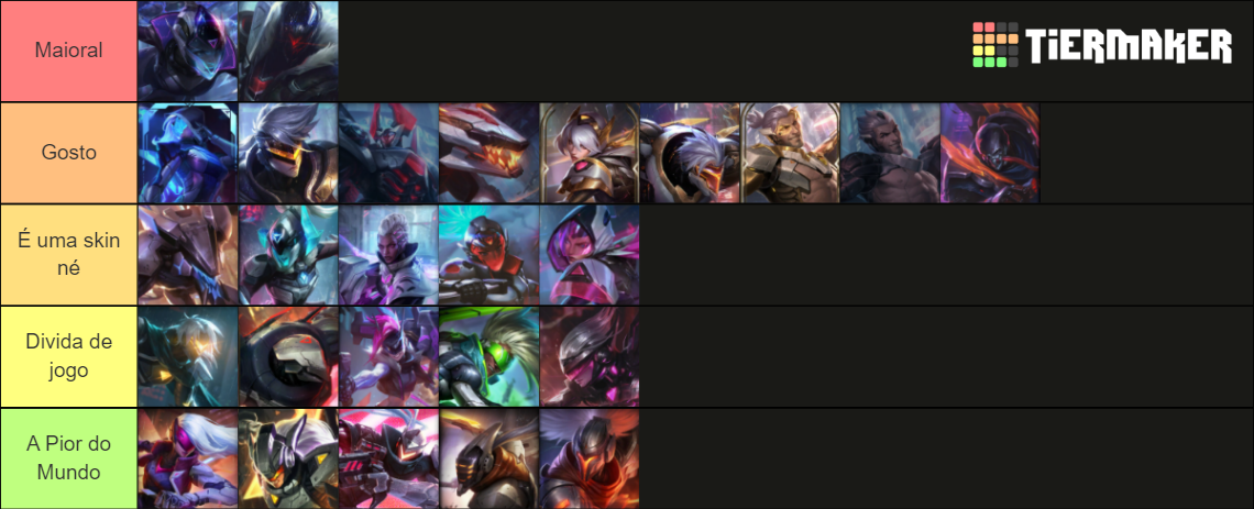 League of Legends: Project Skins Tier List (Community Rankings) - TierMaker