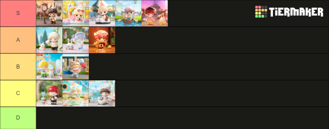 Dimoo Dating series Tier List (Community Rankings) - TierMaker