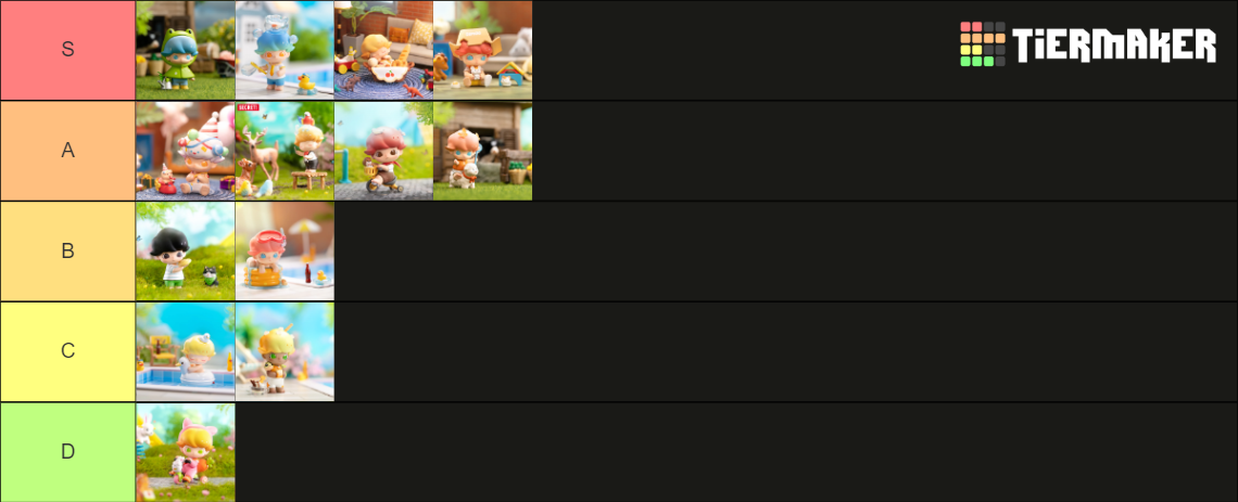 Dimoo Pets Vacation series Tier List (Community Rankings) - TierMaker