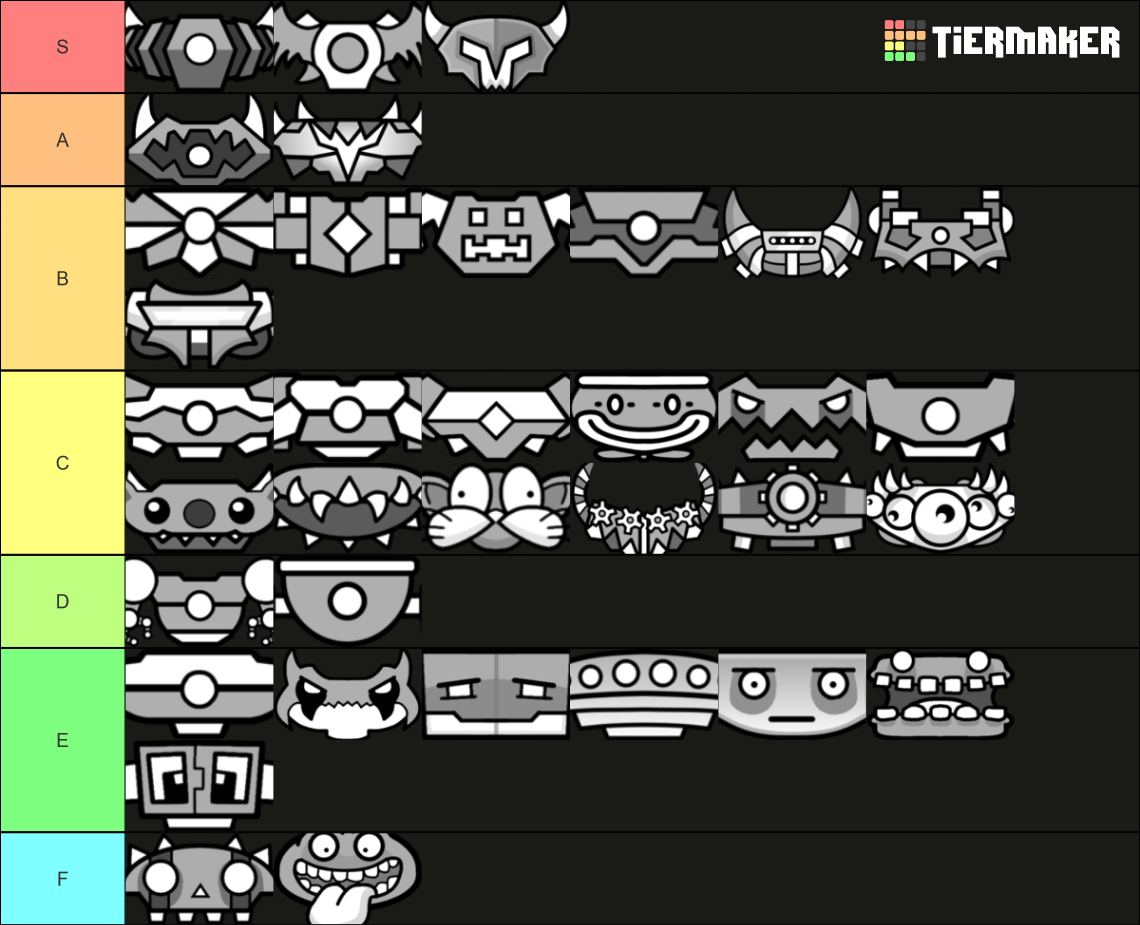 All Geometry Dash UFOs Tier List (Community Rankings) - TierMaker