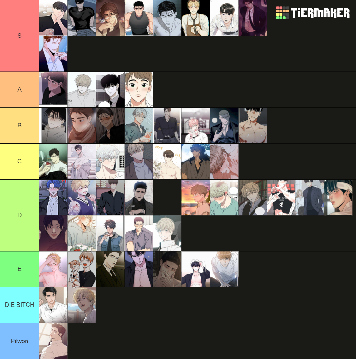 TierList Yaoi Tier List (Community Rankings) - TierMaker